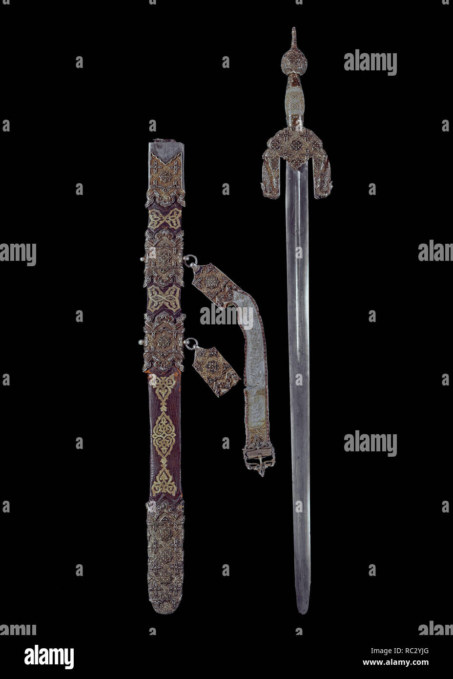 ESPADA Y VAINA DE BOABDIL O MUHAMMAD V (1459/1528) - ULTIMO REY MORO DE ...