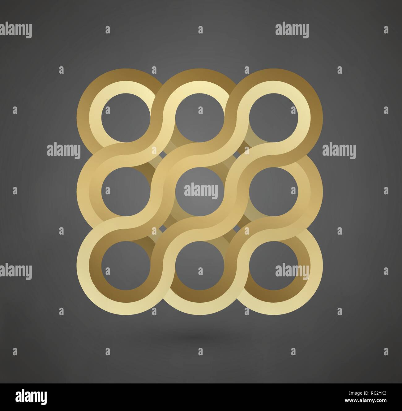 Gold logo design. Vector sign for business company. Luxury gold sign ...