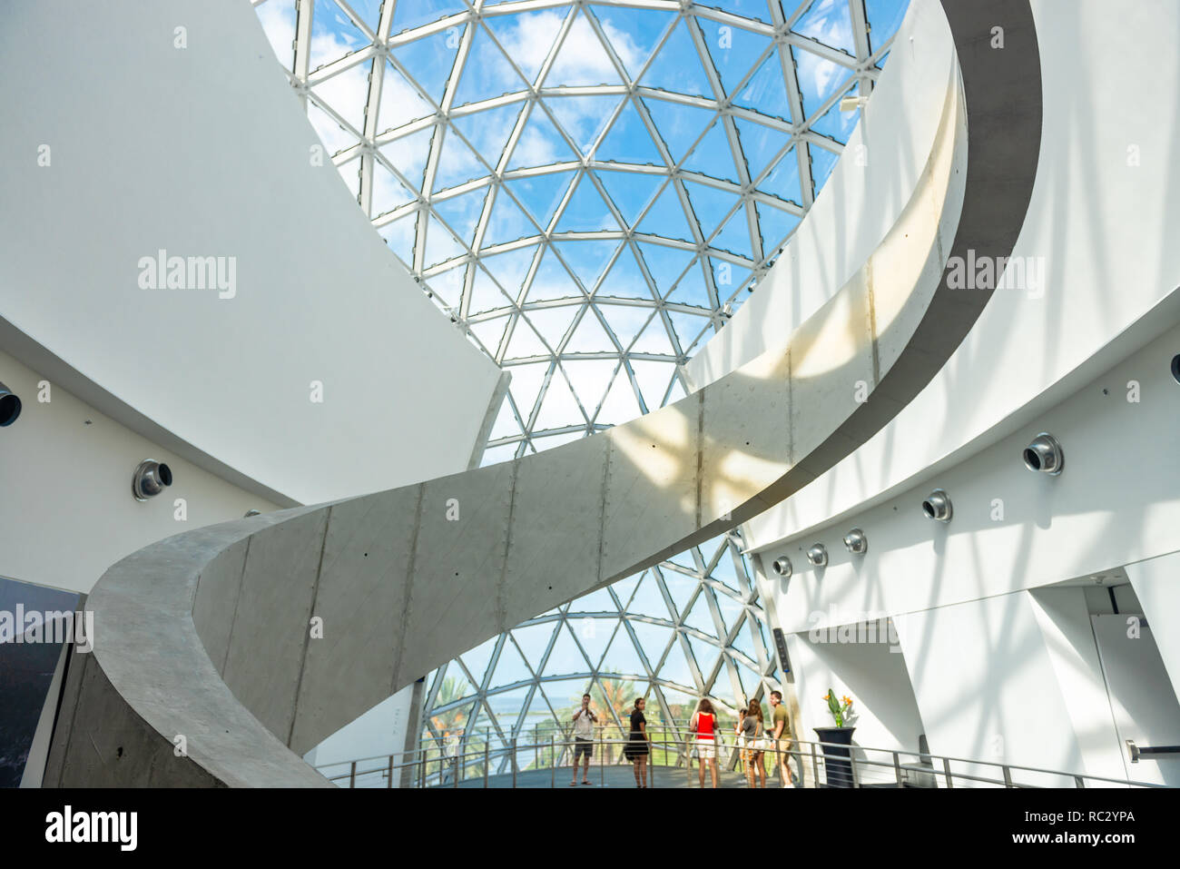 Saint Petersburg, USA - jun 16, 2018: Inside view of the Salvador Dali ...