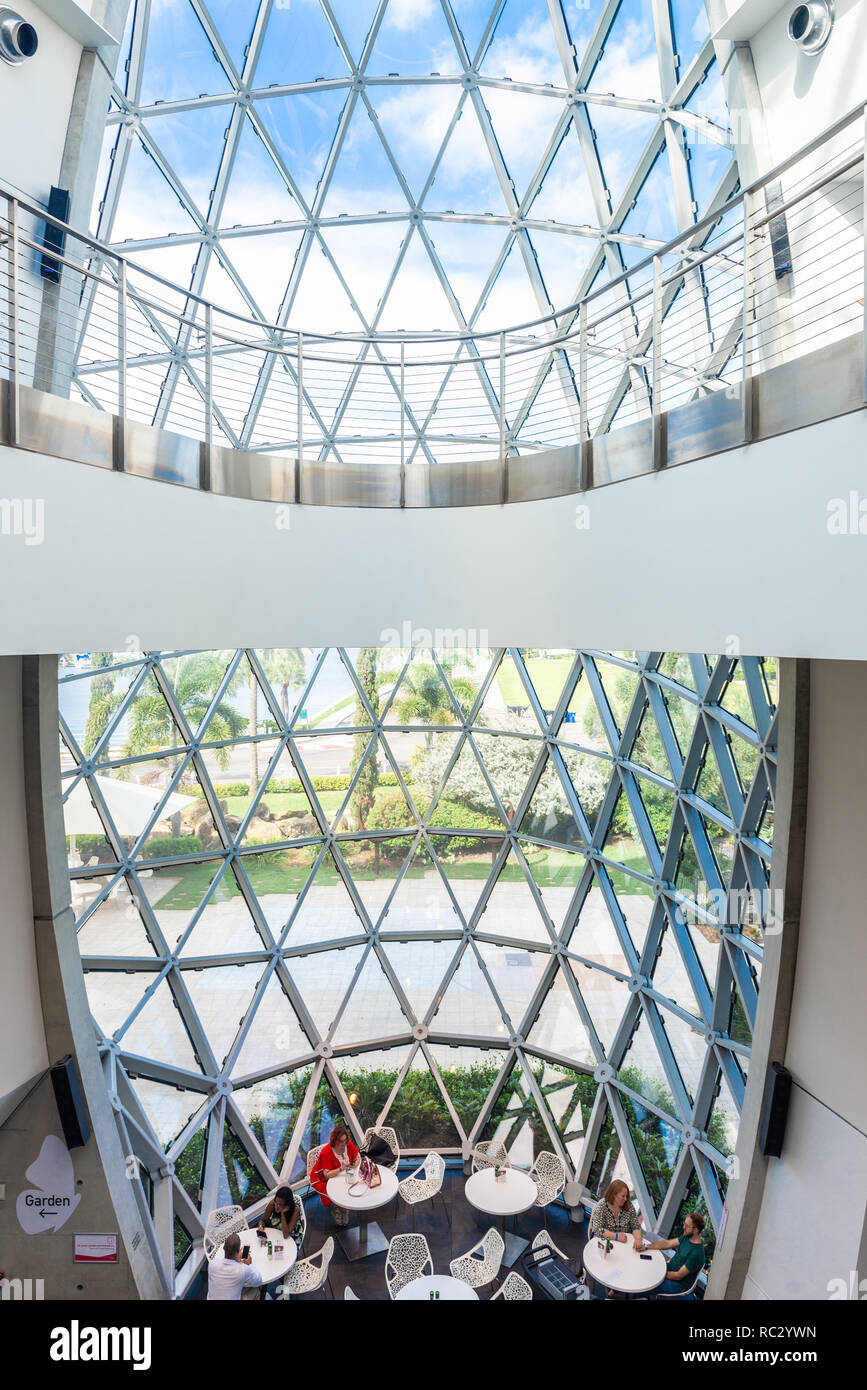 Saint Petersburg, USA - jun 16, 2018: Inside view of the Salvador Dali ...
