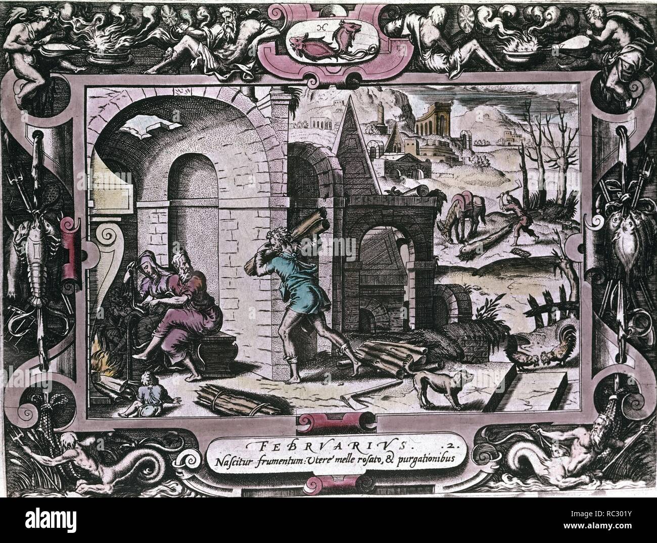 Calendario del mes de febrero hi-res stock photography and images - Alamy