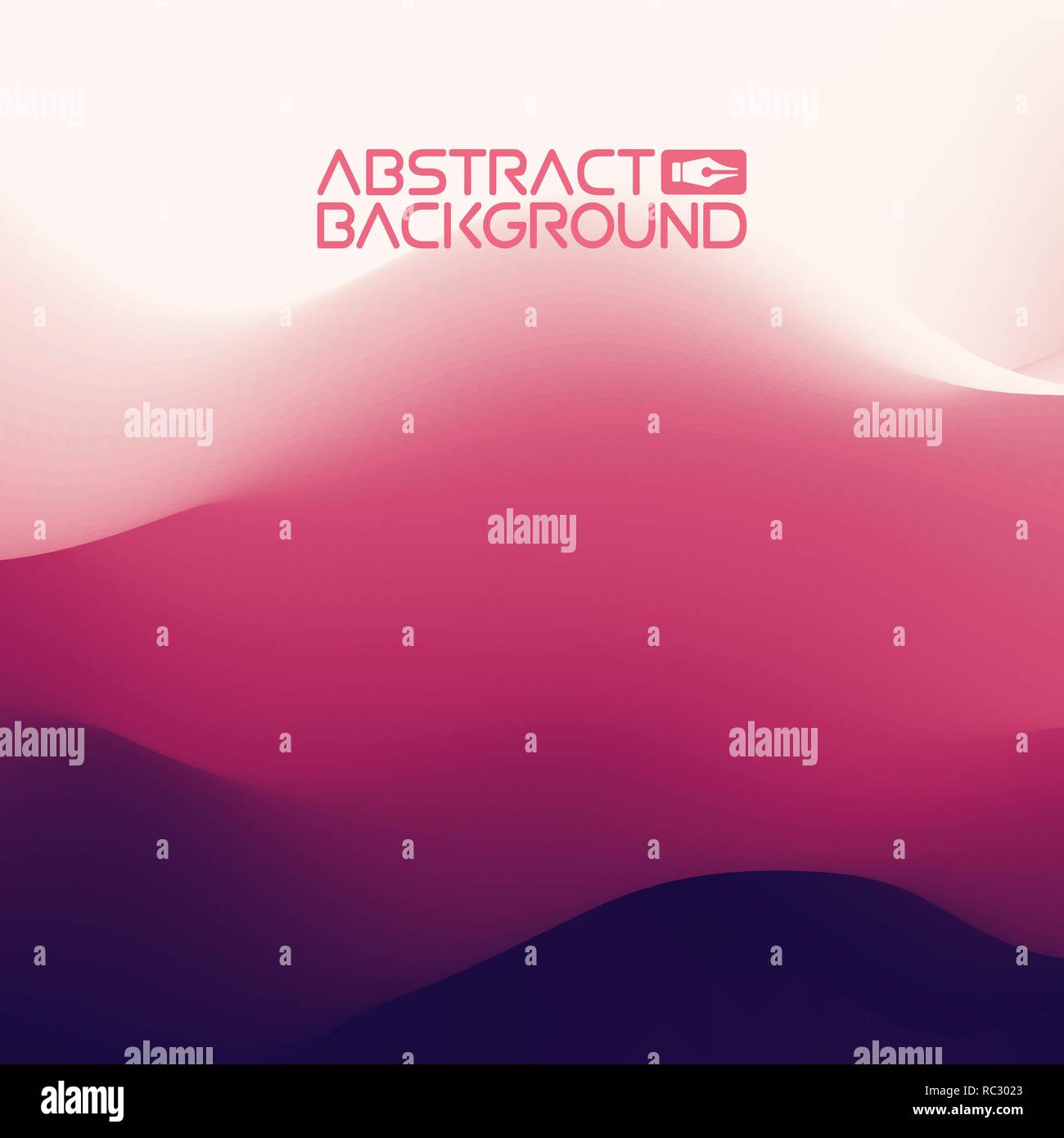 3D landscape Background. Dynamic Effect. Abstract Vector Illustration ...