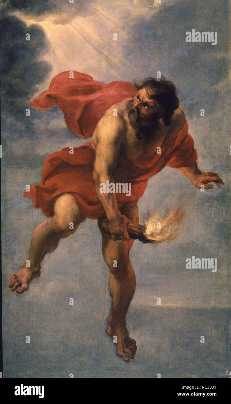 'Prometheus Carrying Fire', 1637, Oil on canvas, 182 cm x 113 cm ...