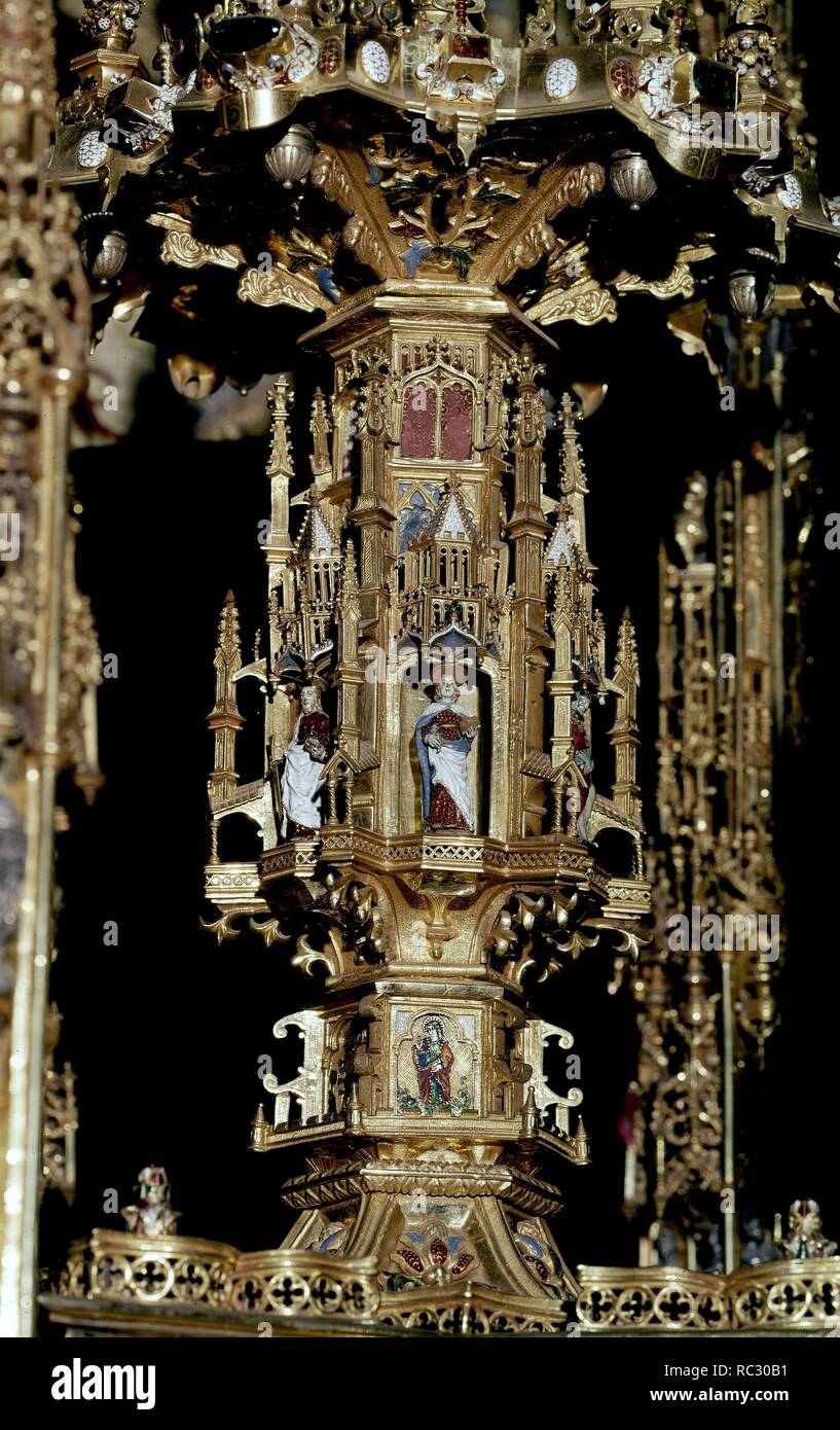 DETALLE DE LA CUSTODIA DE LA CATEDRAL DE TOLEDO - SIGLO XVI. Author ...