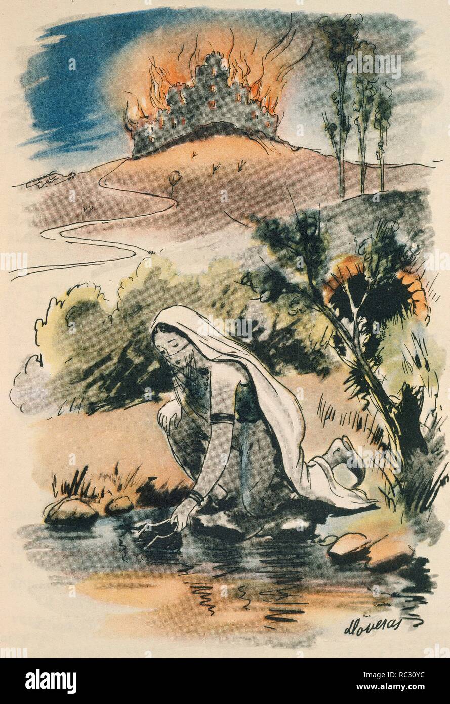 DIBUJO DE UNA DE SUS OBRAS. Author: BECQUER GUSTAVO ADOLFO. Location ...