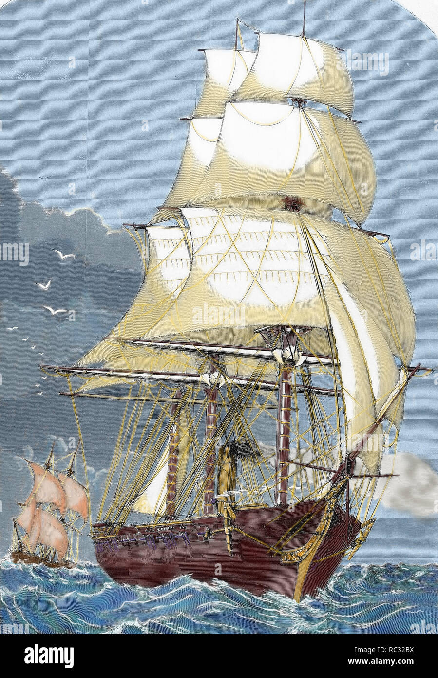 19th century barque hi-res stock photography and images - Alamy