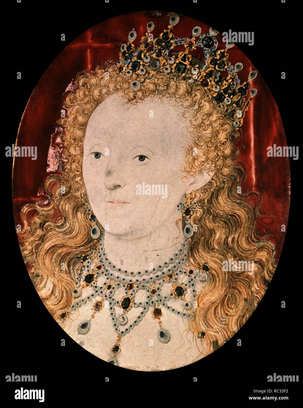 Miniature painting by nicholas hilliard hi-res stock photography and ...