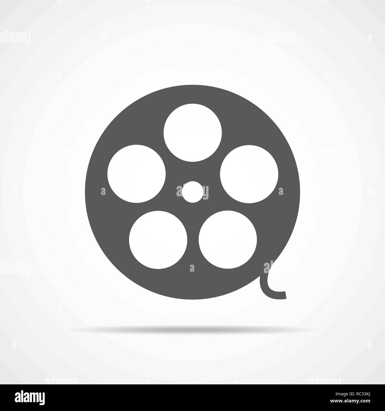 Film reel Stock Vector Images - Alamy