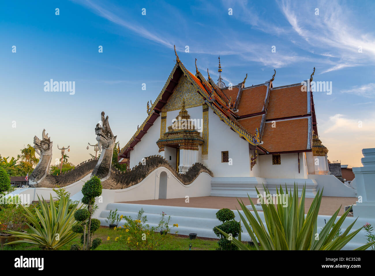 Wat Phumin is a famous temple in Nan province, Thailand Stock Photo - Alamy