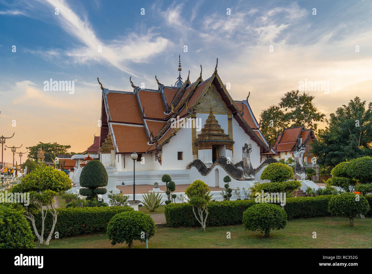 Wat Phumin is a famous temple in Nan province, Thailand Stock Photo - Alamy