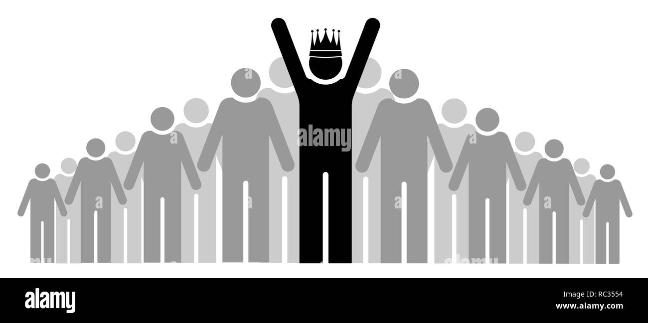 Professional group leader corporate Black and White Stock Photos ...