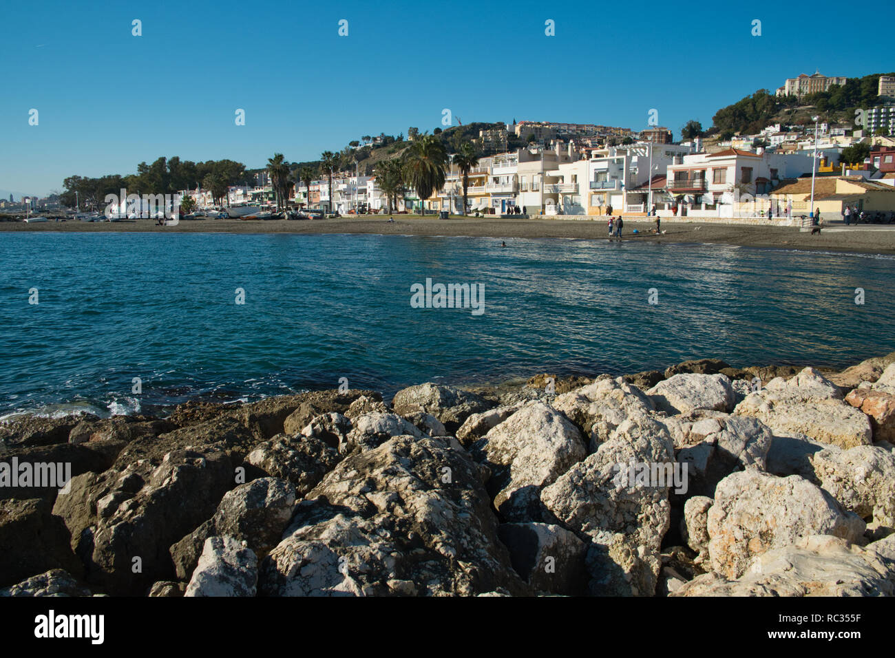 Pedregalejo, Málaga, Spain Stock Photo - Alamy