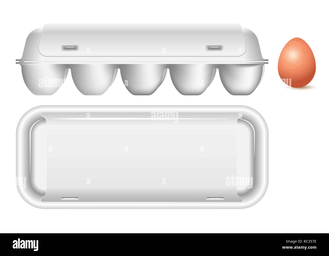 Top view on plastic Stock Vector Images - Alamy