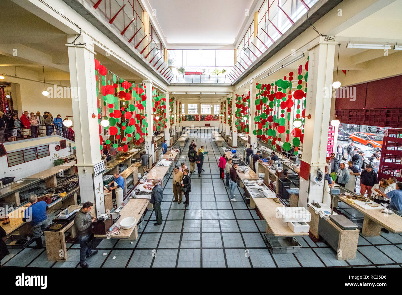 Funchal indoor fish market Stock Photo - Alamy