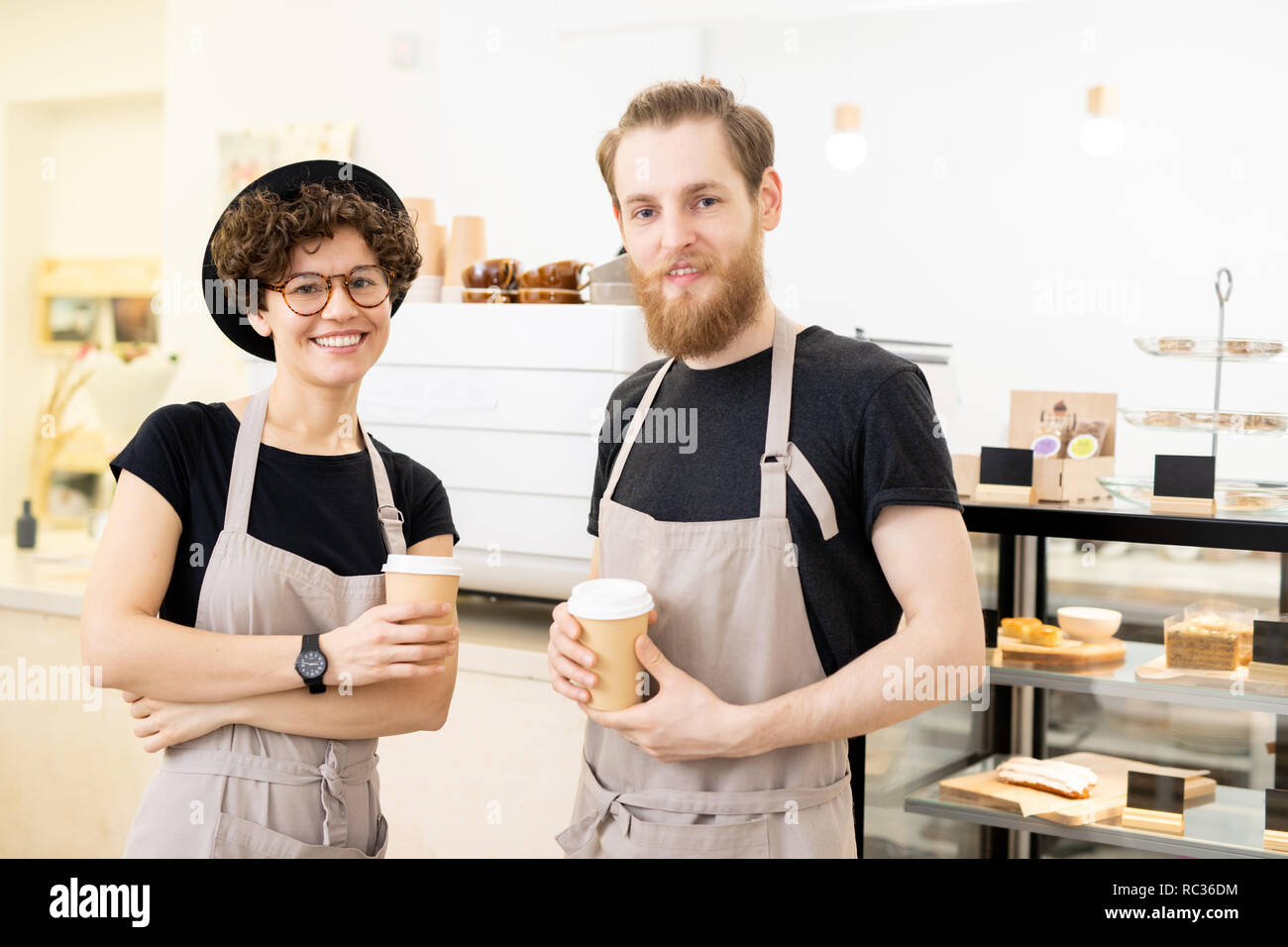 Baristas beard hi-res stock photography and images - Alamy