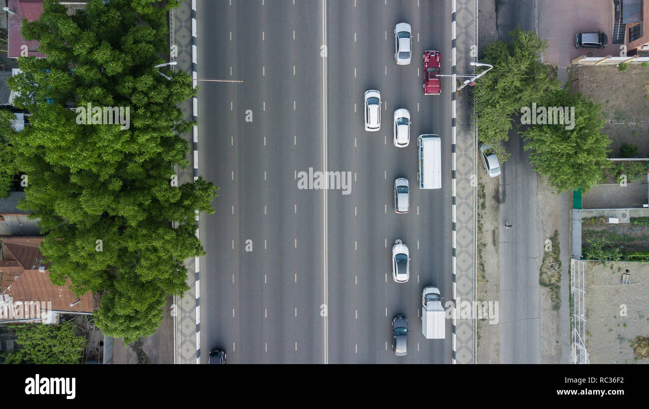 Aerial View Motorway High Resolution Stock Photography and Images - Alamy