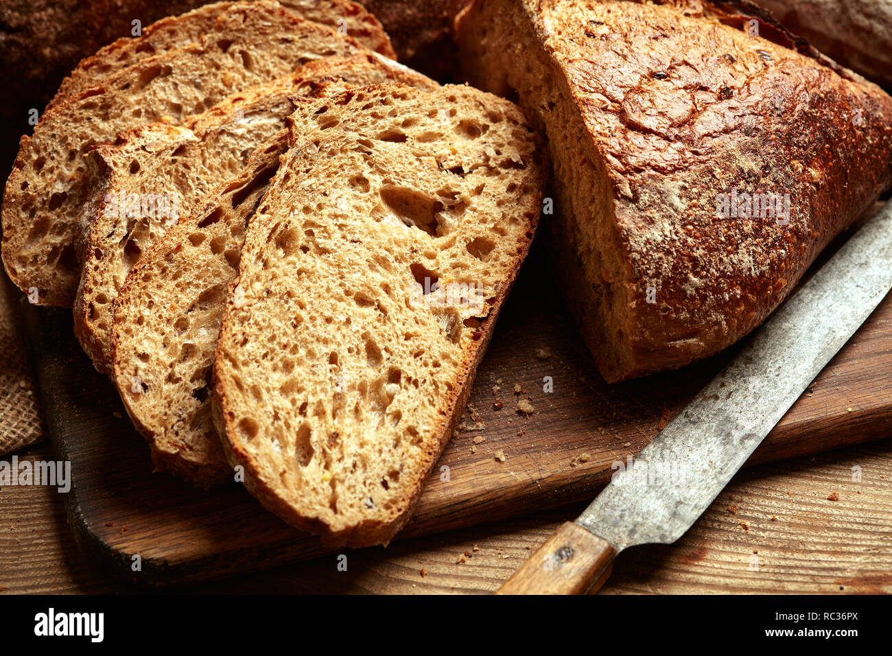 Fresh sliced bread loaf hi-res stock photography and images - Alamy