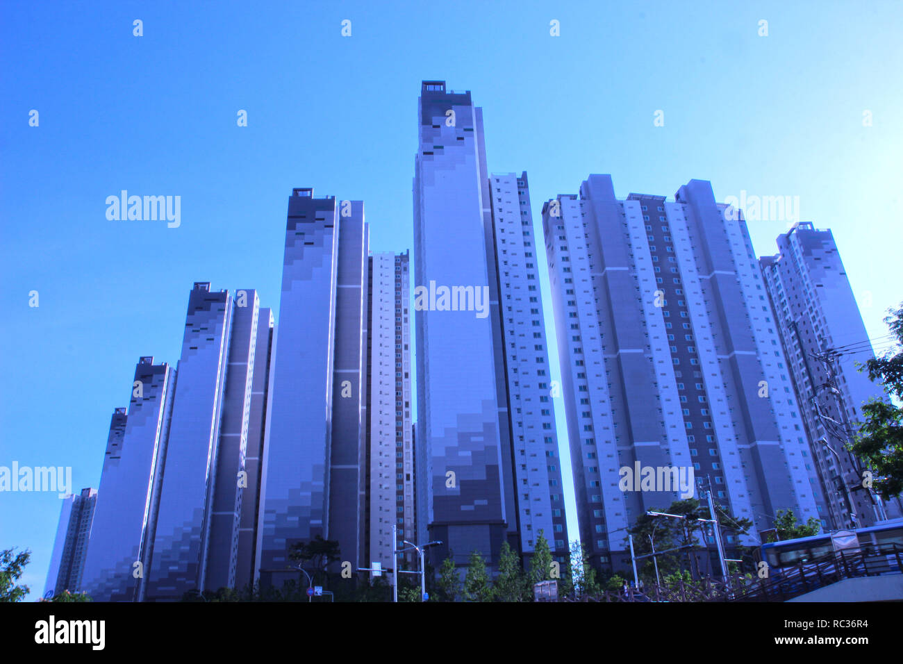 A high-rise apartment, Busan, South Korea Asia Stock Photo - Alamy