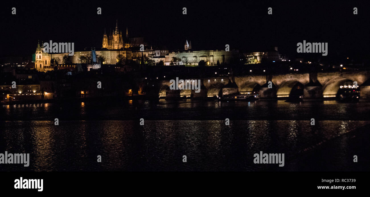 Illuminated city temple night glowing hi-res stock photography and ...