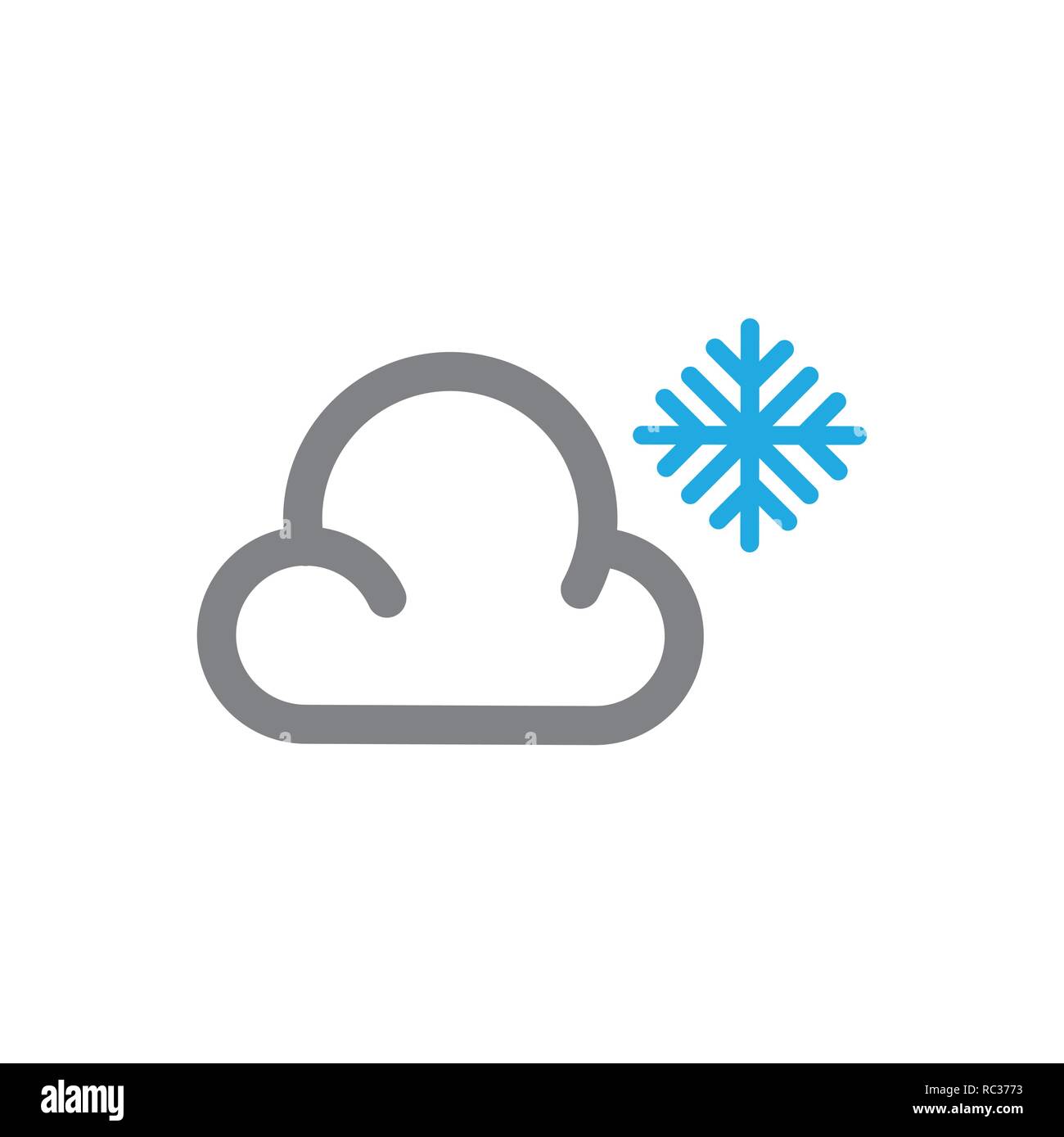 Waether icon on white background for graphic and web design, Modern ...