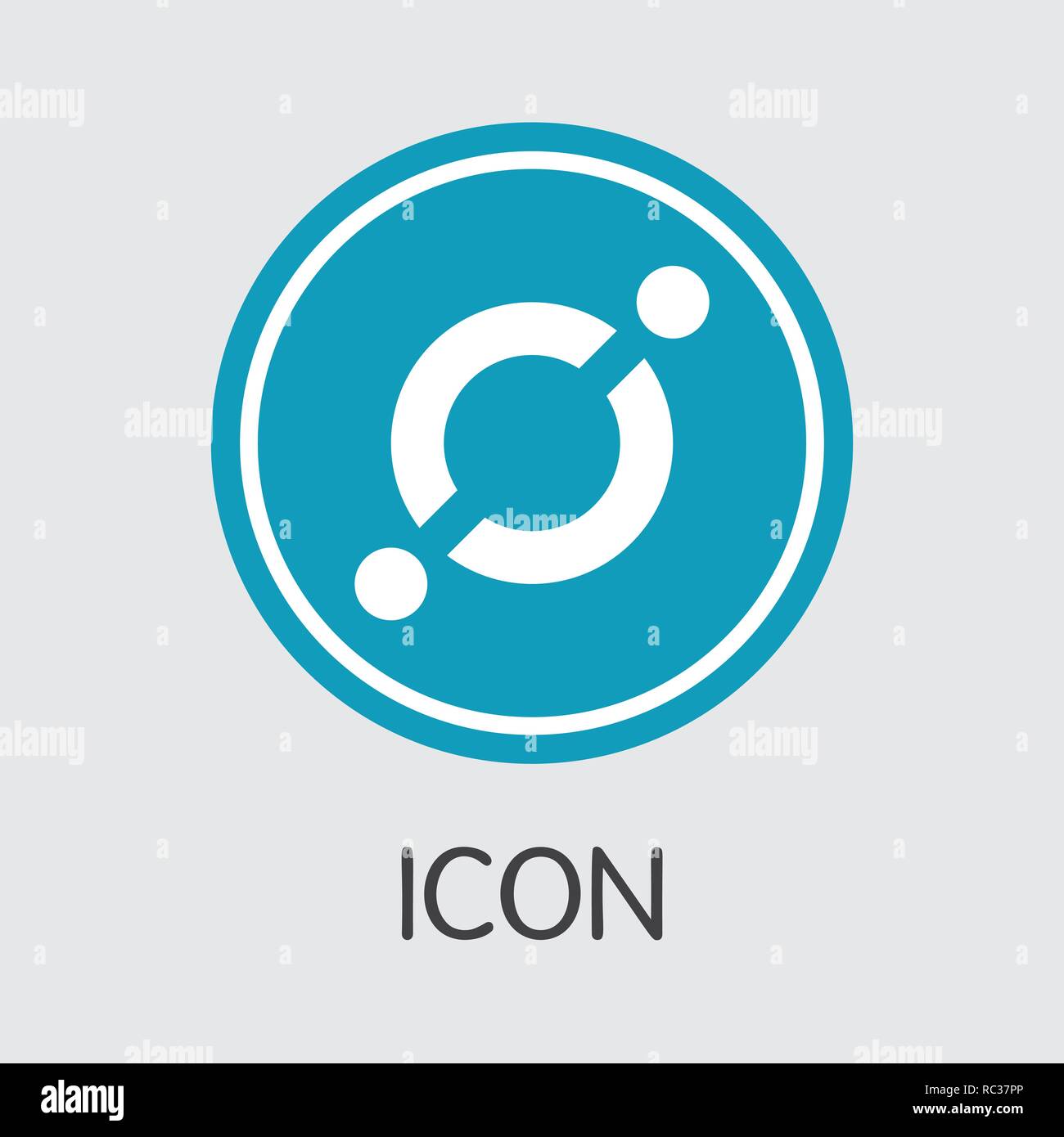 ICX - Icon. The Icon of Virtual Currency or Market Emblem Stock Vector ...