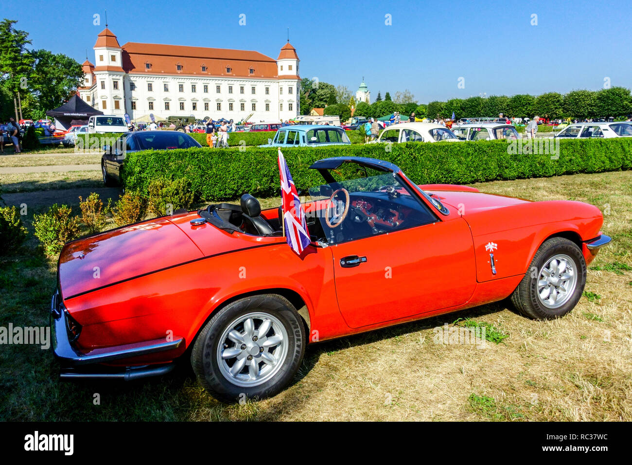 Red Triumph Spitfire High Resolution Stock Photography and Images - Alamy