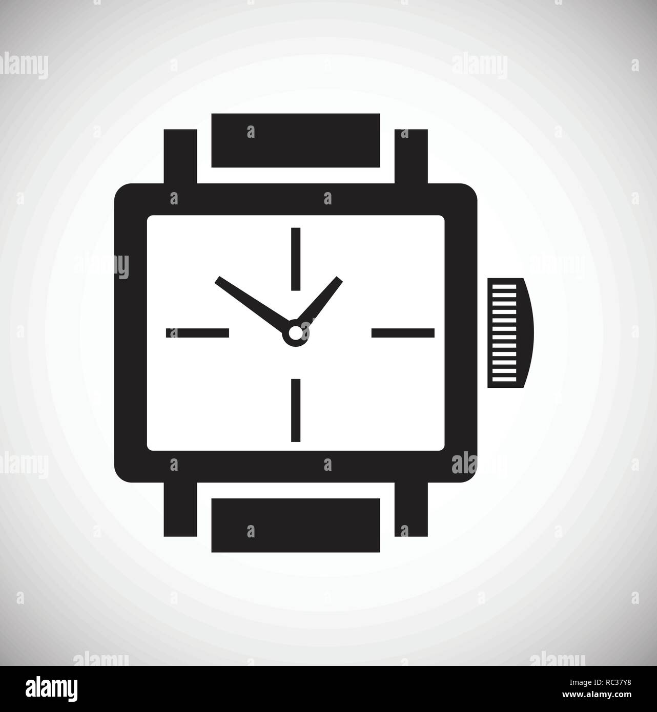 Time icon on white background for graphic and web design, Modern simple ...