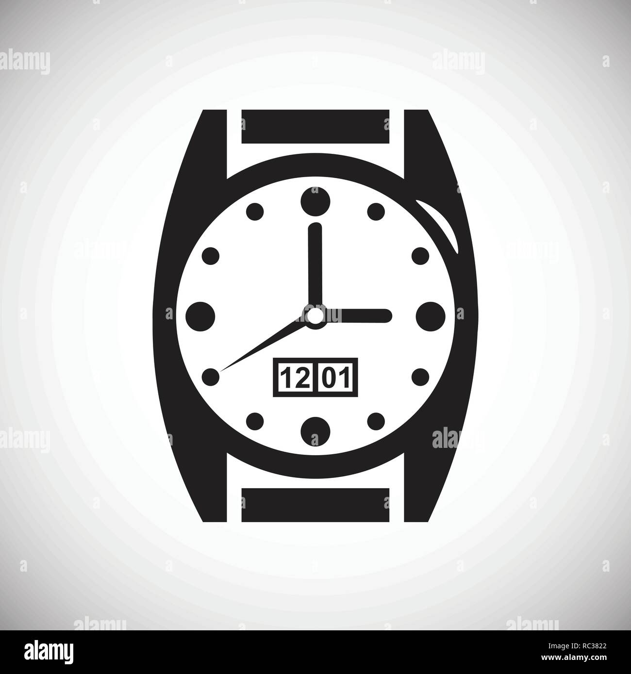 Time icon on white background for graphic and web design, Modern simple ...