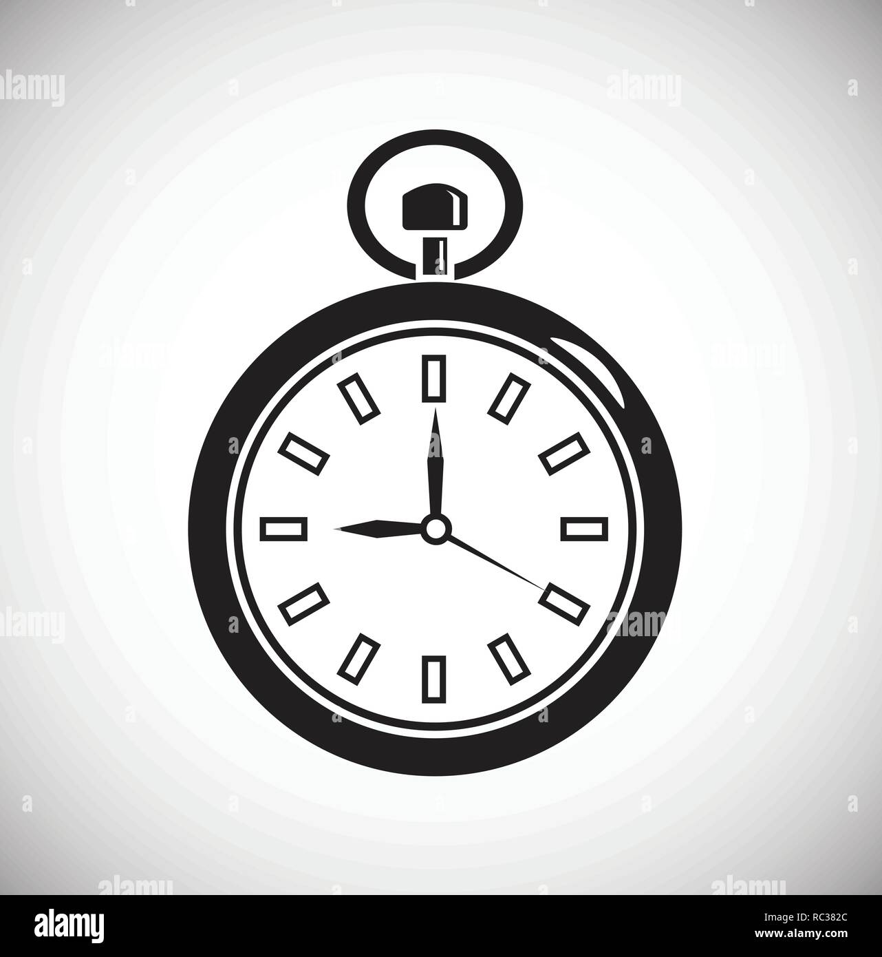Time icon on white background for graphic and web design, Modern simple ...