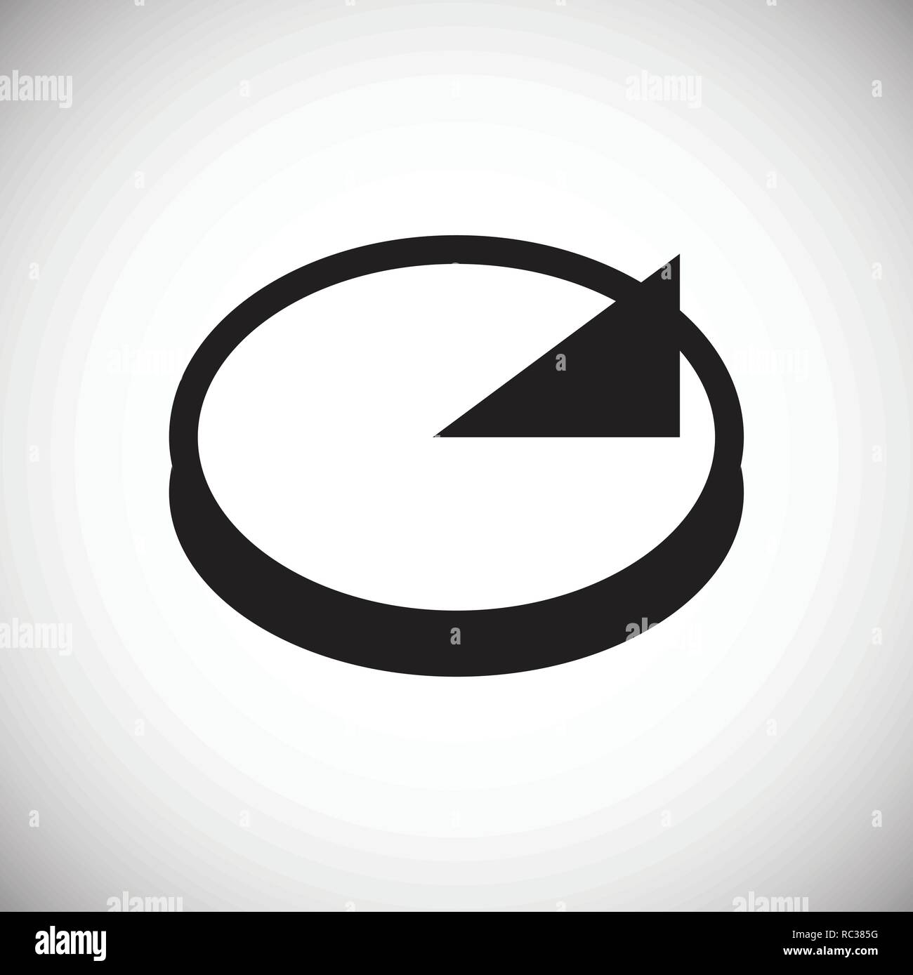 Time icon on white background for graphic and web design, Modern simple ...