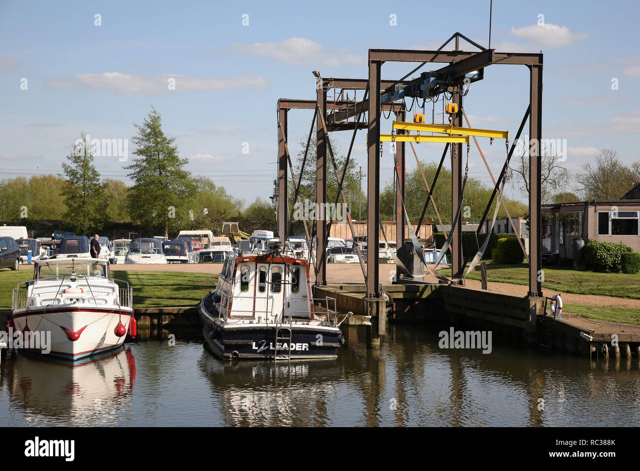 Boats On The River Great Ouse High Resolution Stock Photography and ...