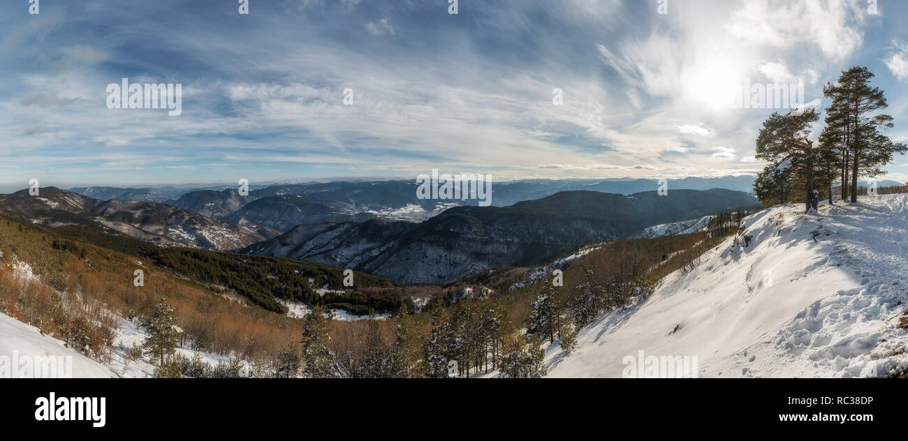 Snowy winter in mountain Rhodope in Bulgaria Stock Photo - Alamy