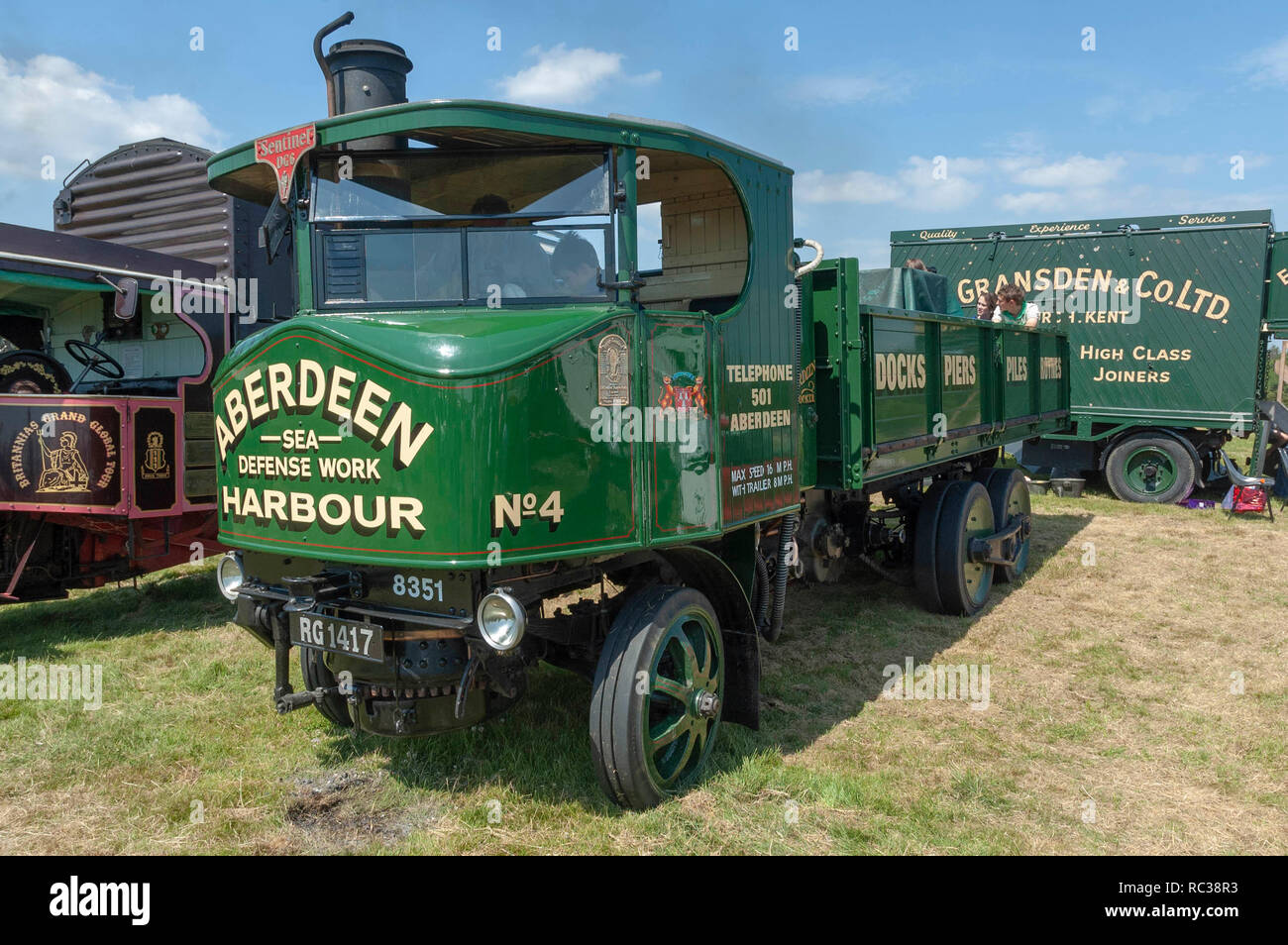 The Aberdeen Docker sentinel wagon at Preston Steam Rally, Kent ...