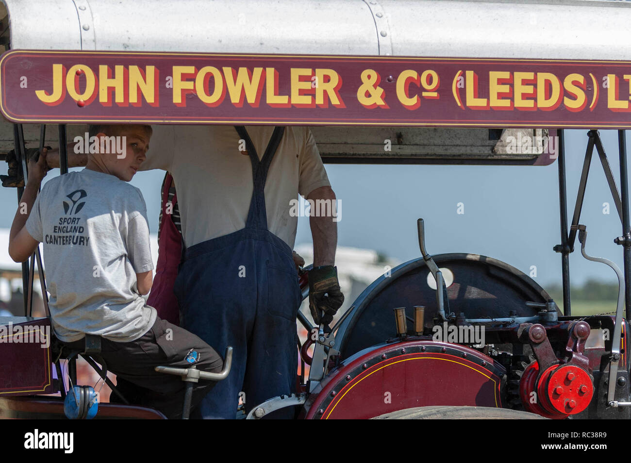 Traction engine detail. Preston Steam Rally Stock Photo - Alamy