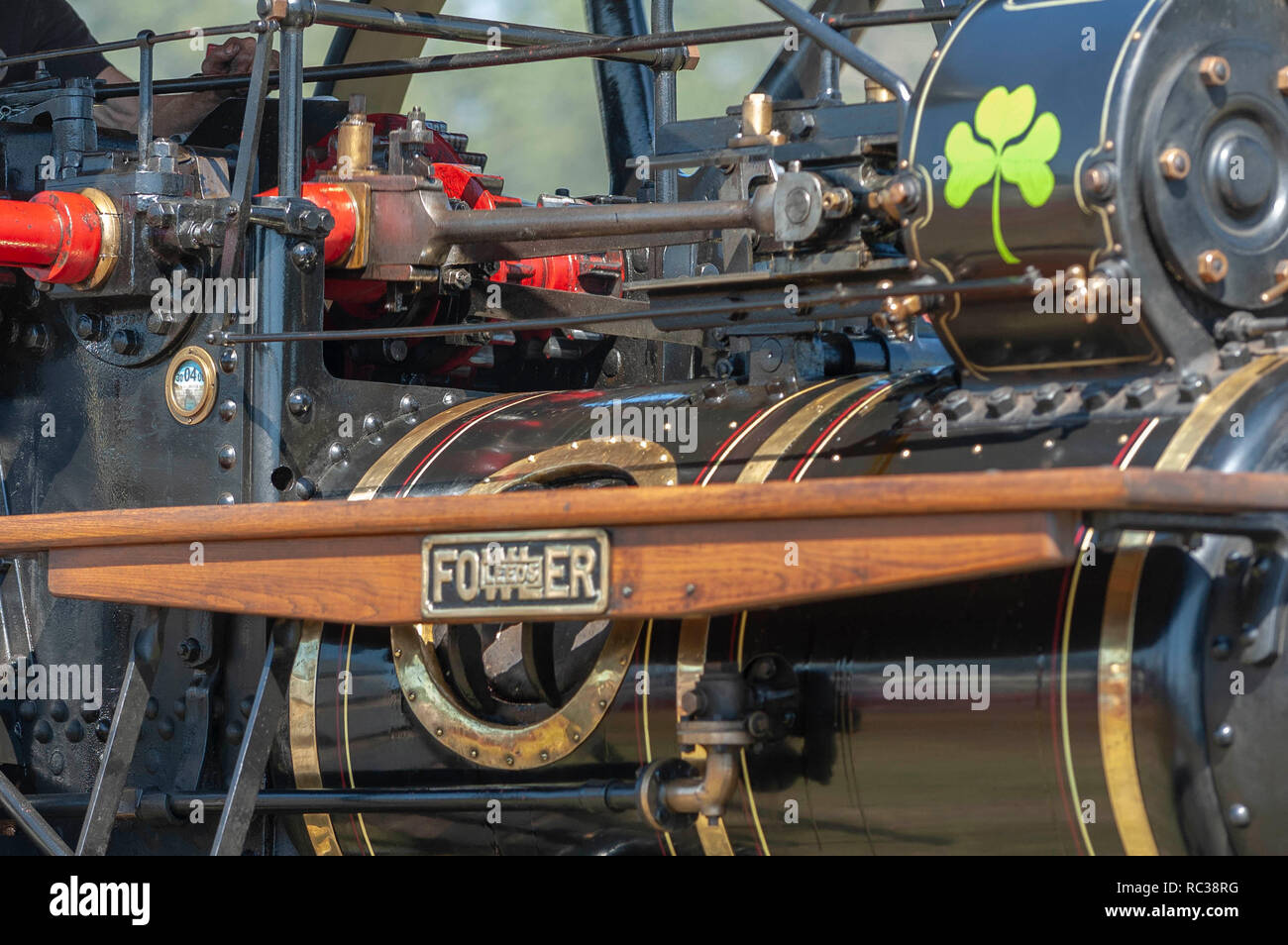 Traction engine detail. Preston Steam Rally Stock Photo - Alamy