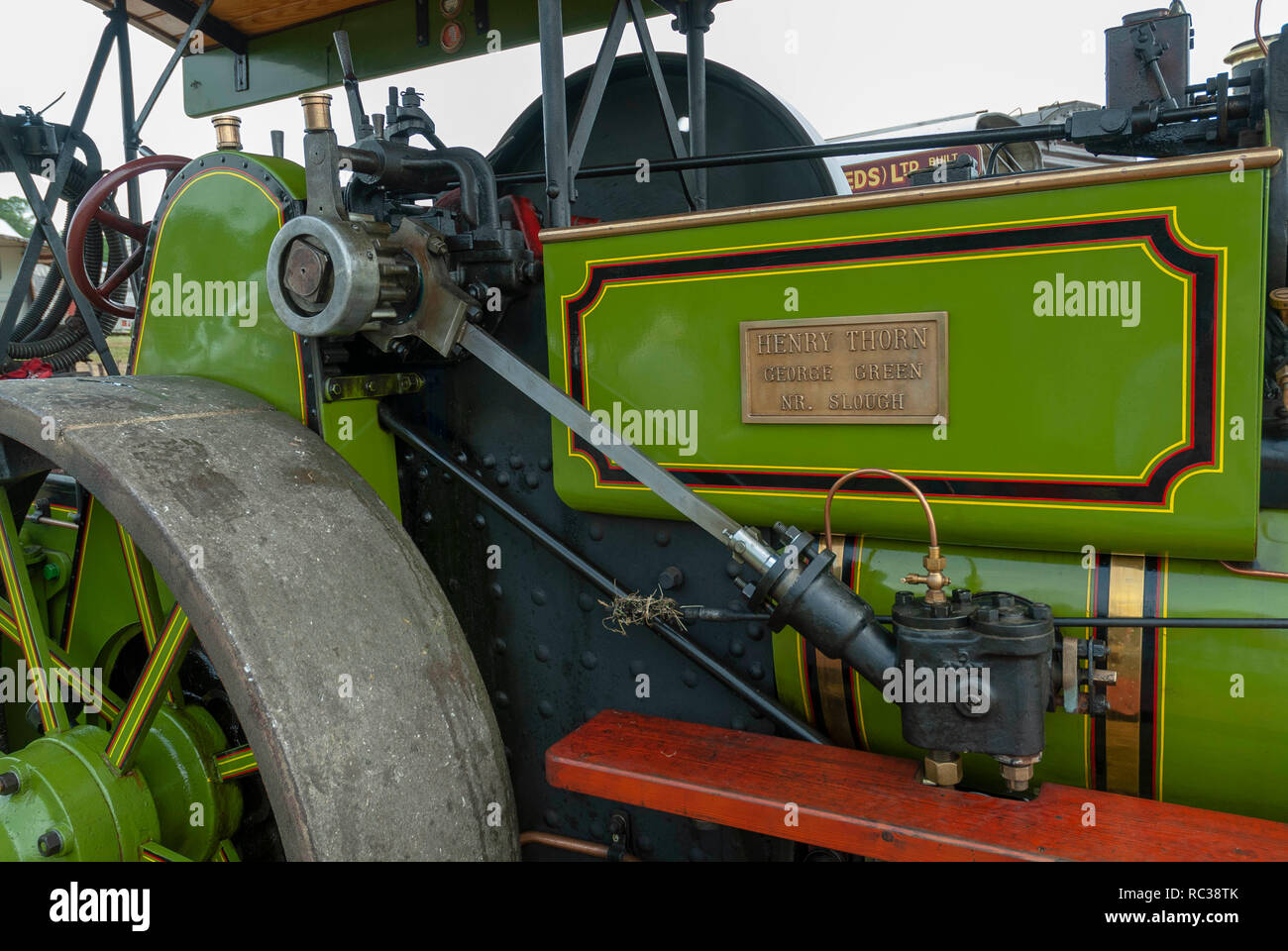 Traction engine detail. Preston Steam Rally Stock Photo - Alamy