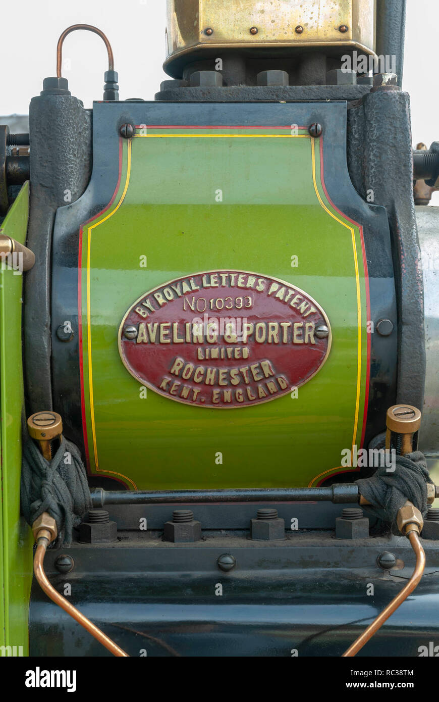 Traction engine detail. Preston Steam Rally Stock Photo - Alamy