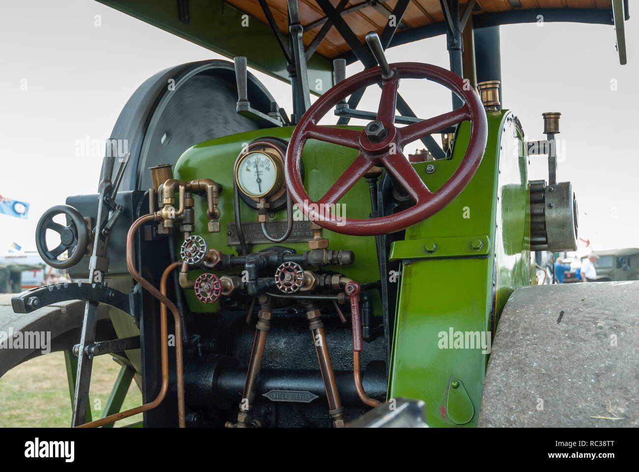 Traction engine detail. Preston Steam Rally Stock Photo - Alamy