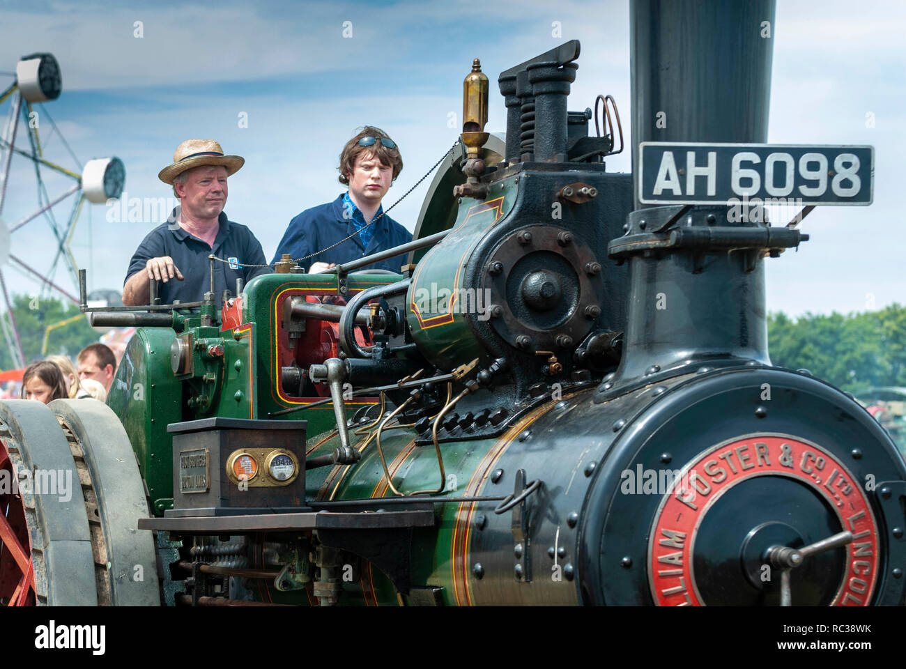Traction engine detail. Preston Steam Rally Stock Photo - Alamy