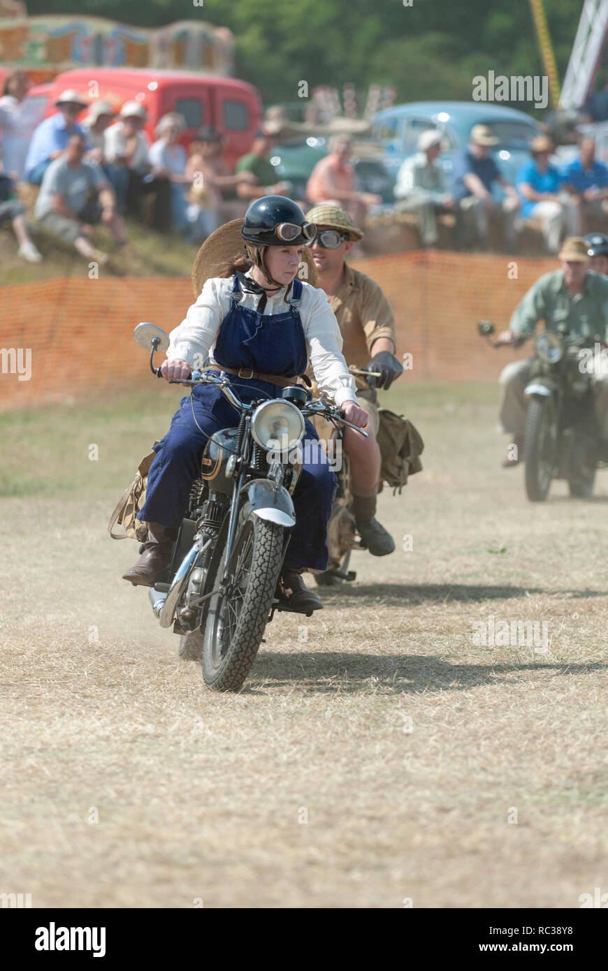Vintage motorcycle rally hi-res stock photography and images - Alamy