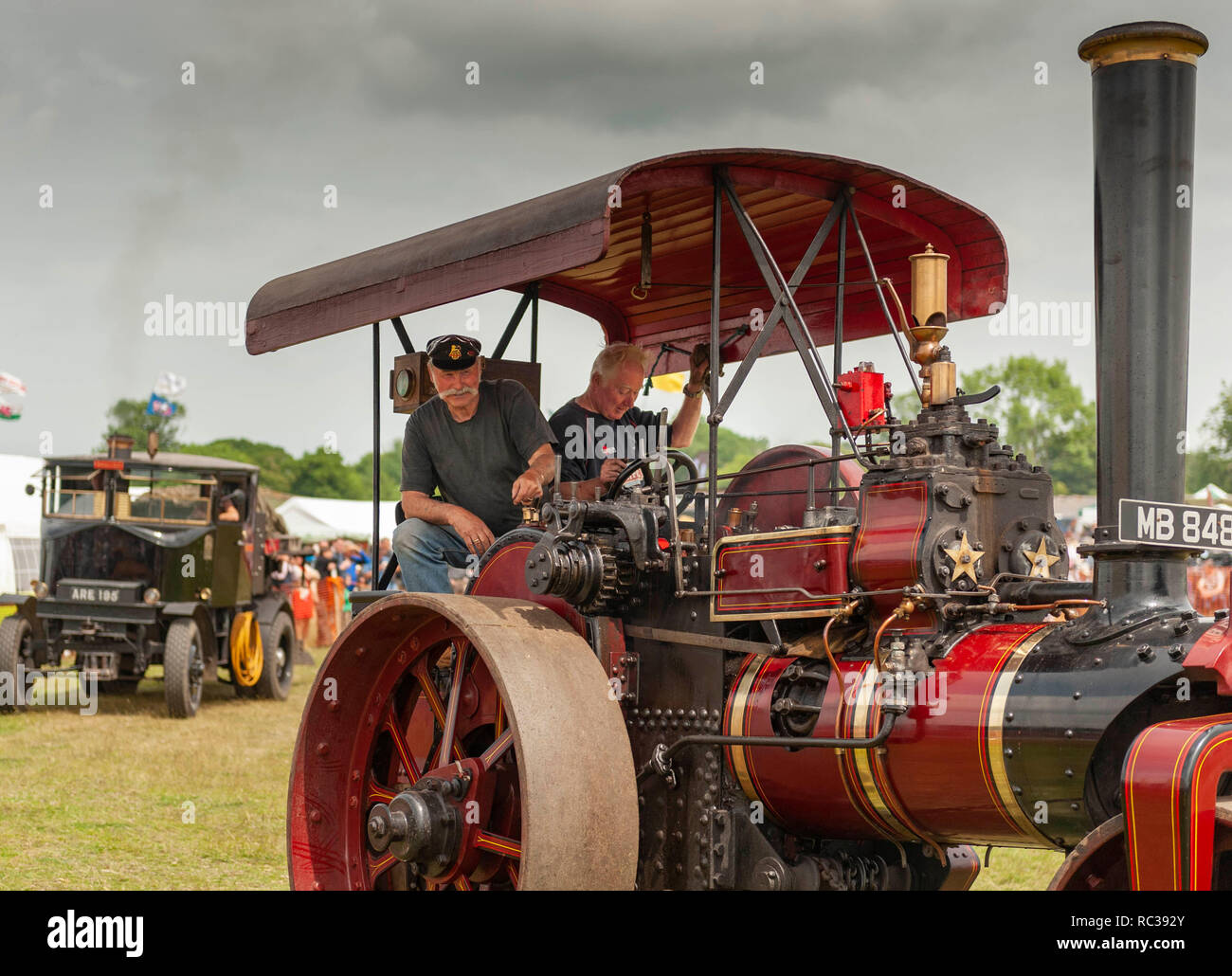 Traction engine detail. Preston Steam Rally Stock Photo - Alamy