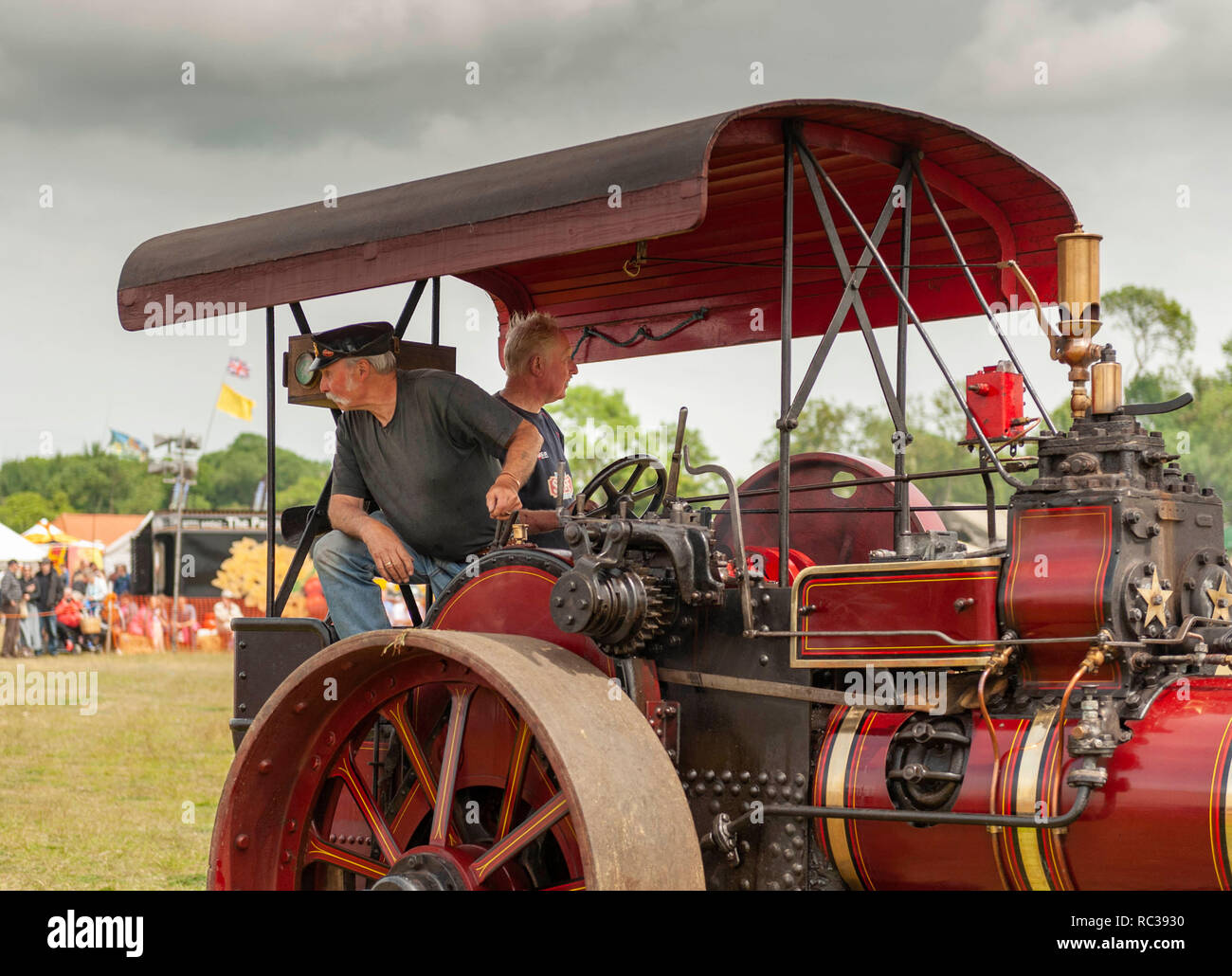 Traction engine detail. Preston Steam Rally Stock Photo - Alamy