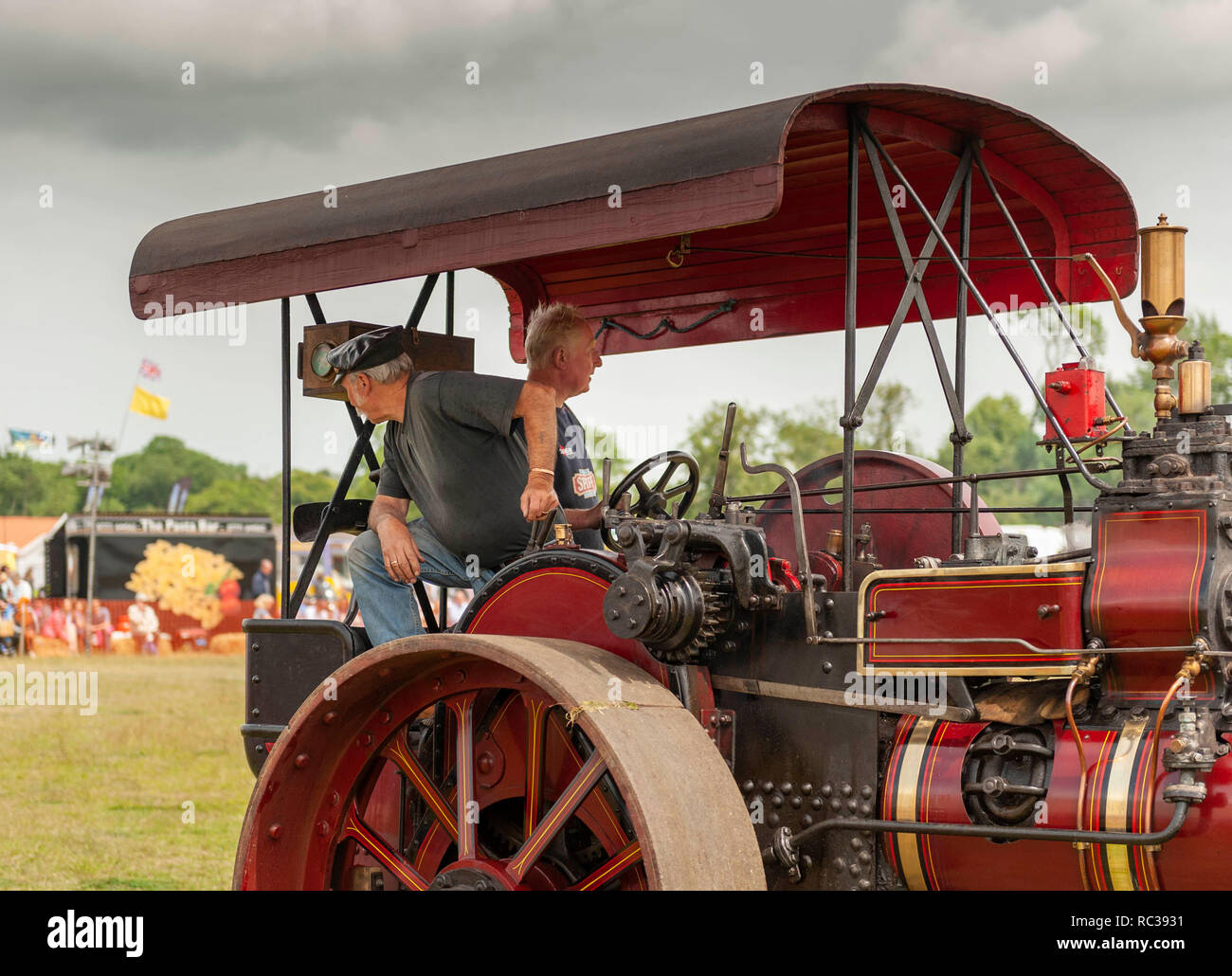 Traction engine detail. Preston Steam Rally Stock Photo - Alamy