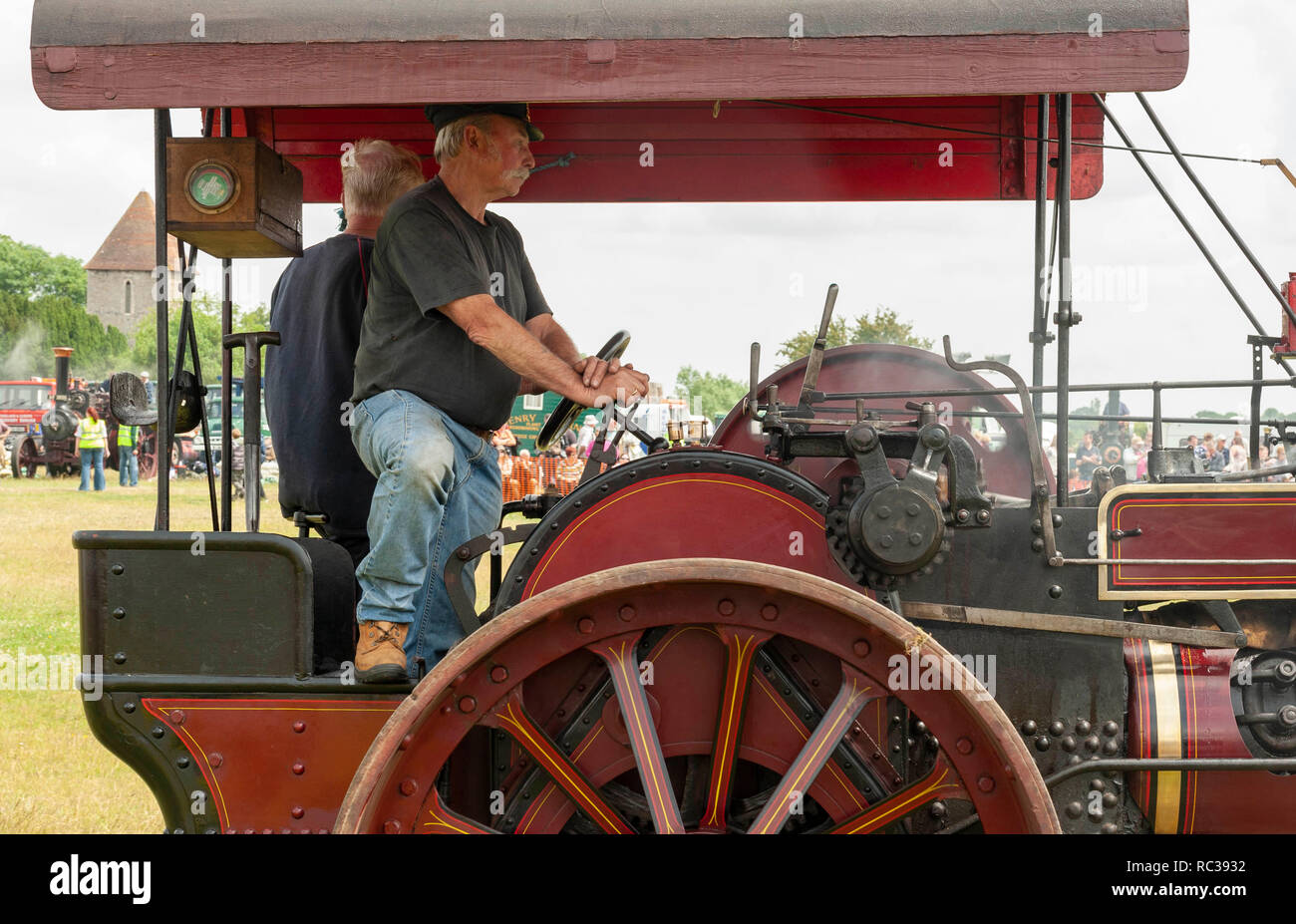 Traction engine detail. Preston Steam Rally Stock Photo - Alamy