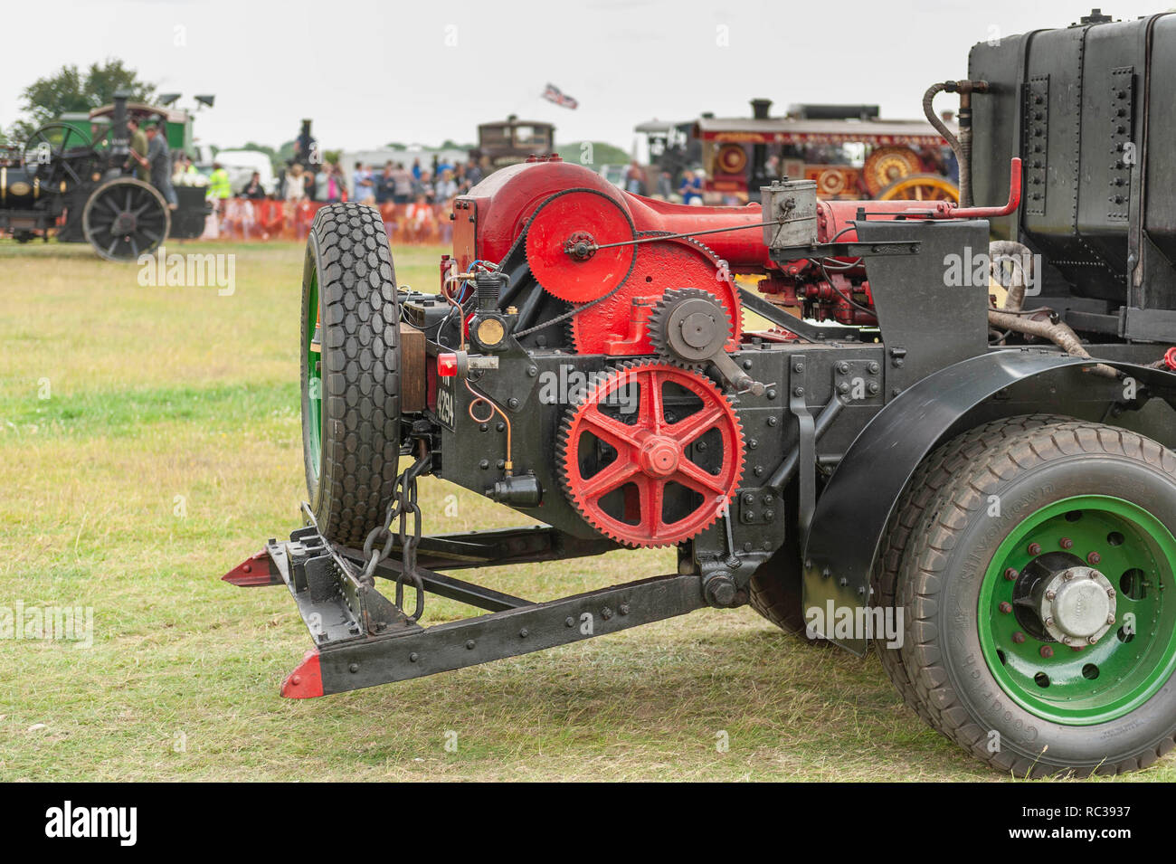 Traction engine detail. Preston Steam Rally Stock Photo - Alamy