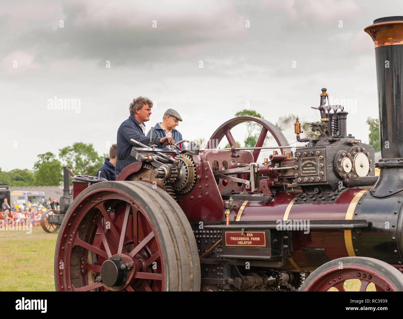 Traction engine detail. Preston Steam Rally Stock Photo - Alamy
