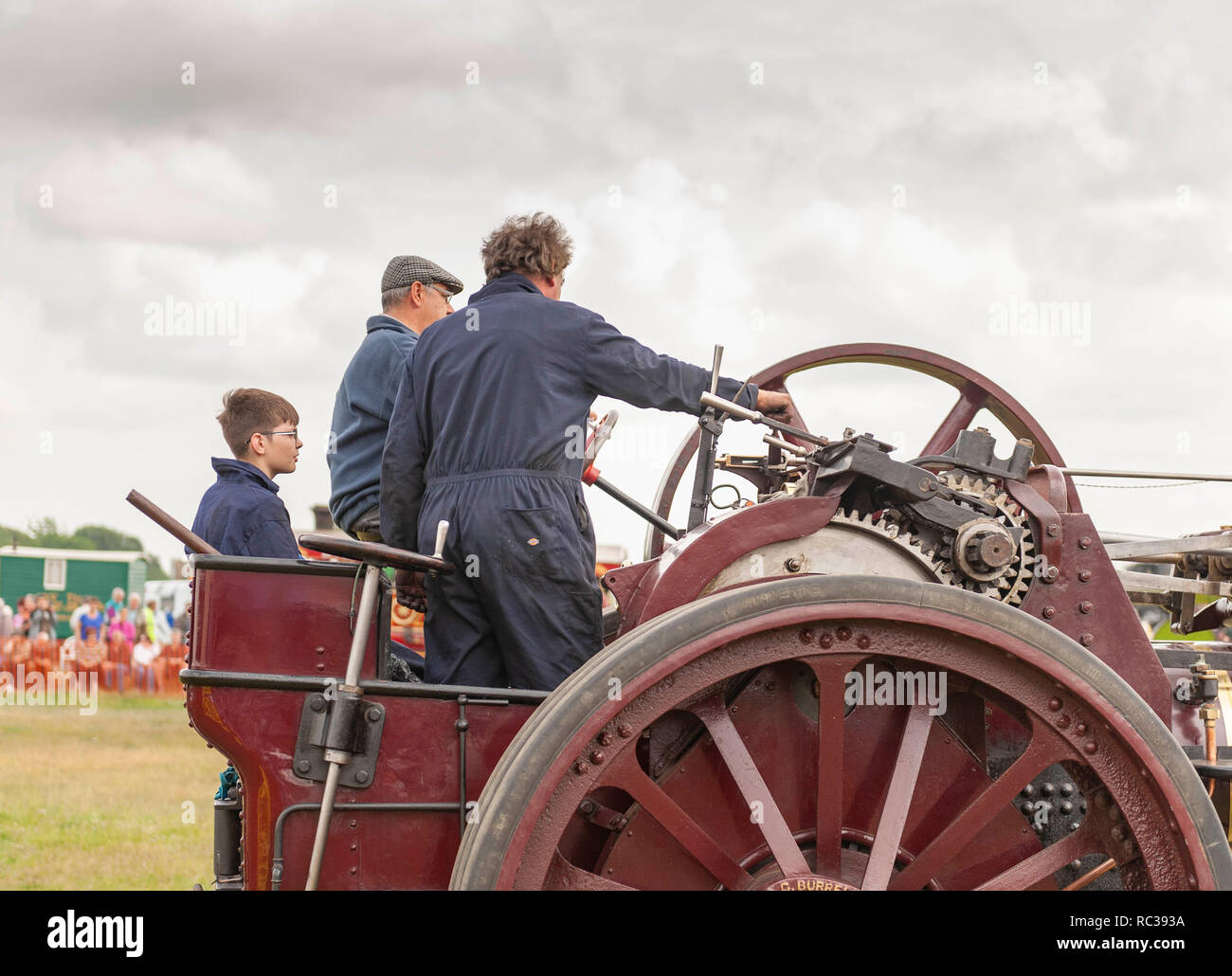 Traction engine detail. Preston Steam Rally Stock Photo - Alamy