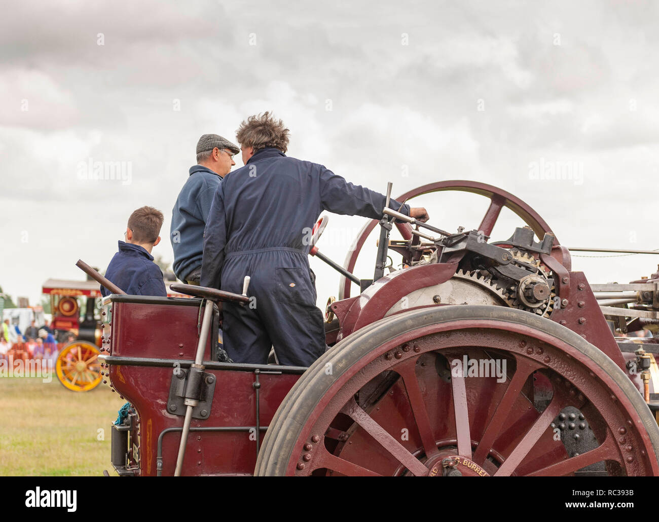 Traction engine detail. Preston Steam Rally Stock Photo - Alamy