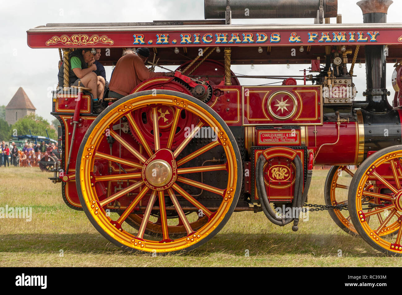 Traction engine detail. Preston Steam Rally Stock Photo - Alamy