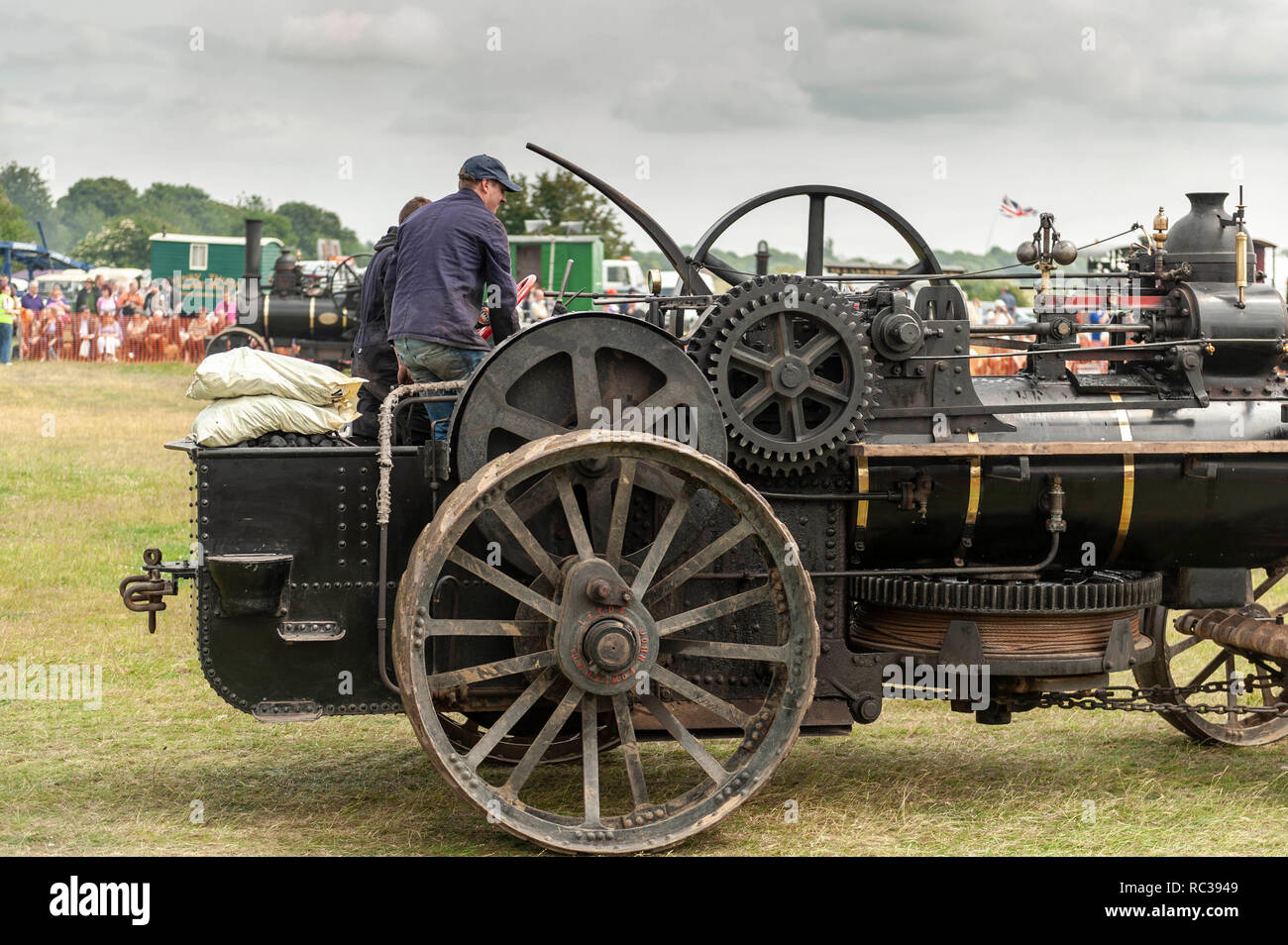Traction engine detail. Preston Steam Rally Stock Photo - Alamy